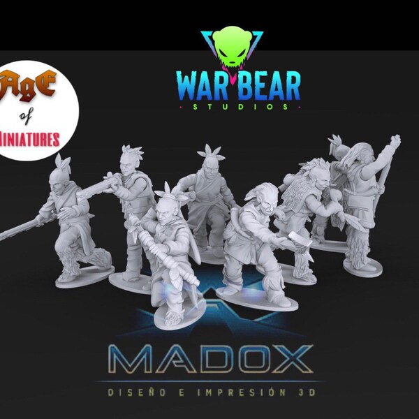 28mm Native American Miniatures - Etsy