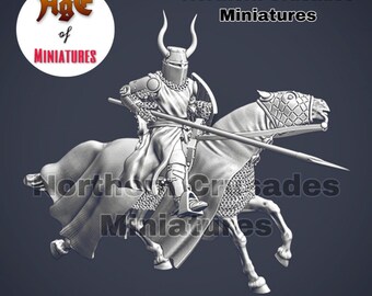 Mounted Knight of Novgorod, 1/72, 28mm, 32mm, 1/35, 54mm, 75mm, Resin ...