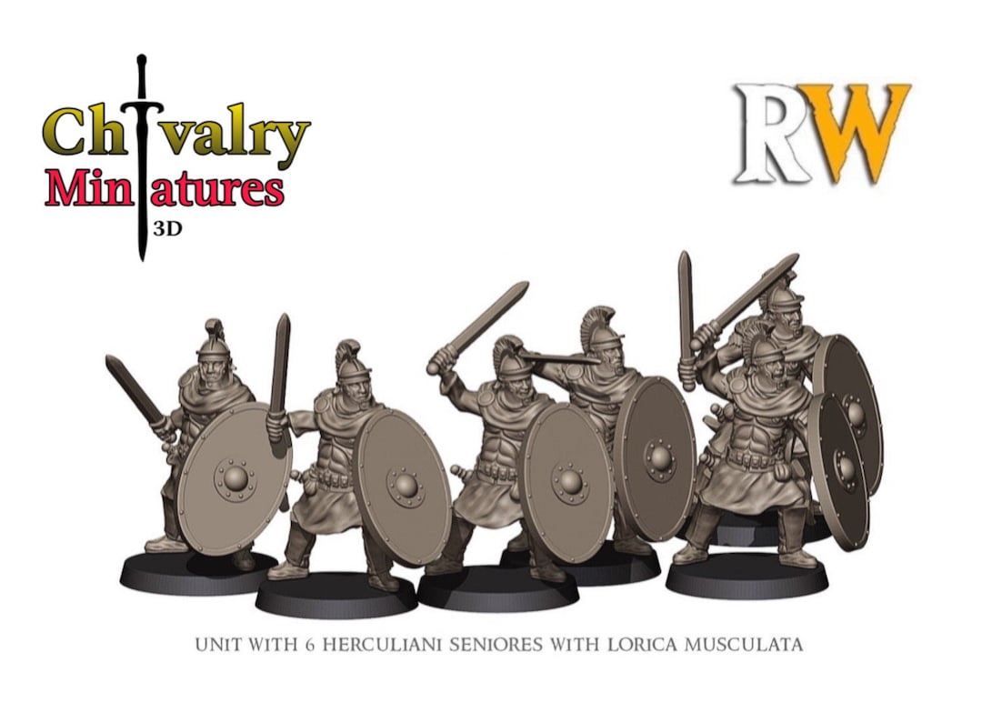 Late Roman Herculiani Seniores Heavy Infantry, Historical 1/72, 28mm ...