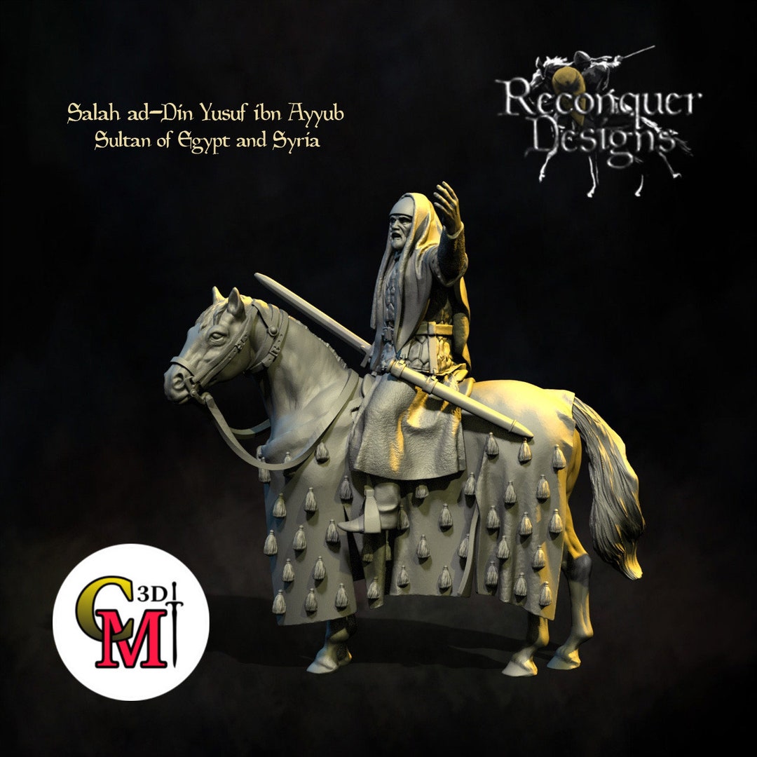 Salah Ad-din, Sultan of Egypt & Syria, Historical 1/72, 28mm, 32mm, 1/ ...