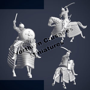 Medieval Mongol Charging Sword, 1/72, 28mm, 32mm, 1/35, 54mm, 75mm ...