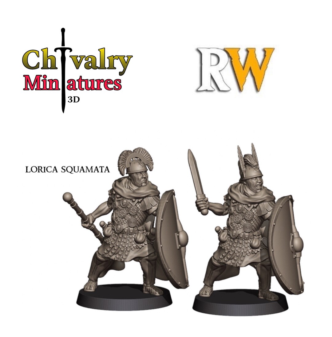 Roman Republican Centurio & Optio (lorica Squamata) Officers ...