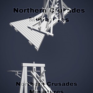 Medieval Arrow Thrower Siege Weapon, Diorama Historical 1/72, 28mm ...