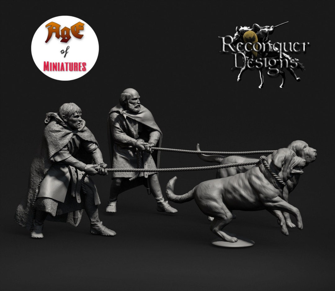 Medieval Spanish War Dogs, Historical 1/72, 28mm, 32mm, 1/35, 54mm ...