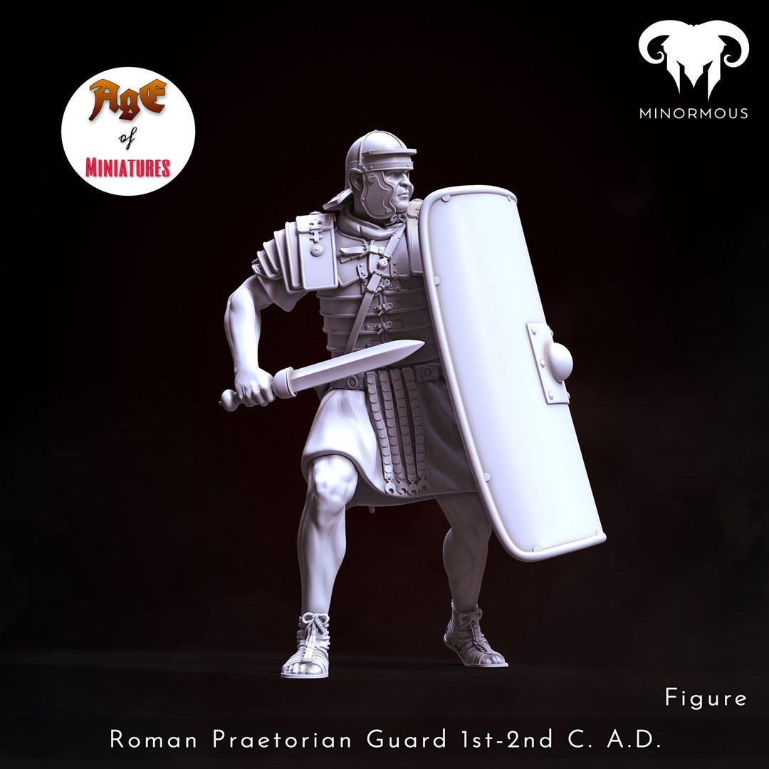 Roman Praetorian Gaurd, Fight Pose Figure Historical 1/35, 54mm, 60mm ...