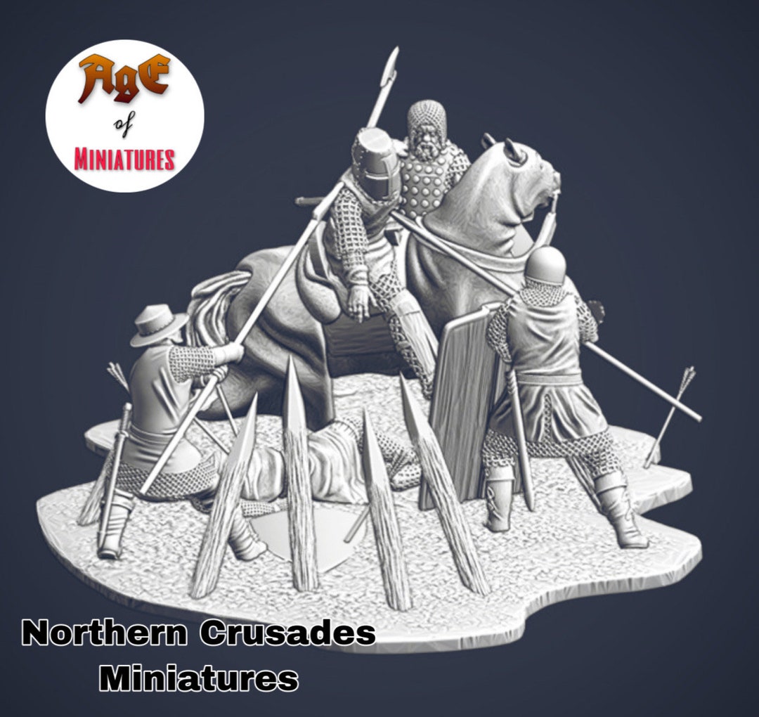 Medieval Battle Captured Knight, Medieval Diorama, Historical 1/72 ...