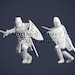 Medieval Crusader Scandinavian Fighting Knights Resin 1/72 - Etsy