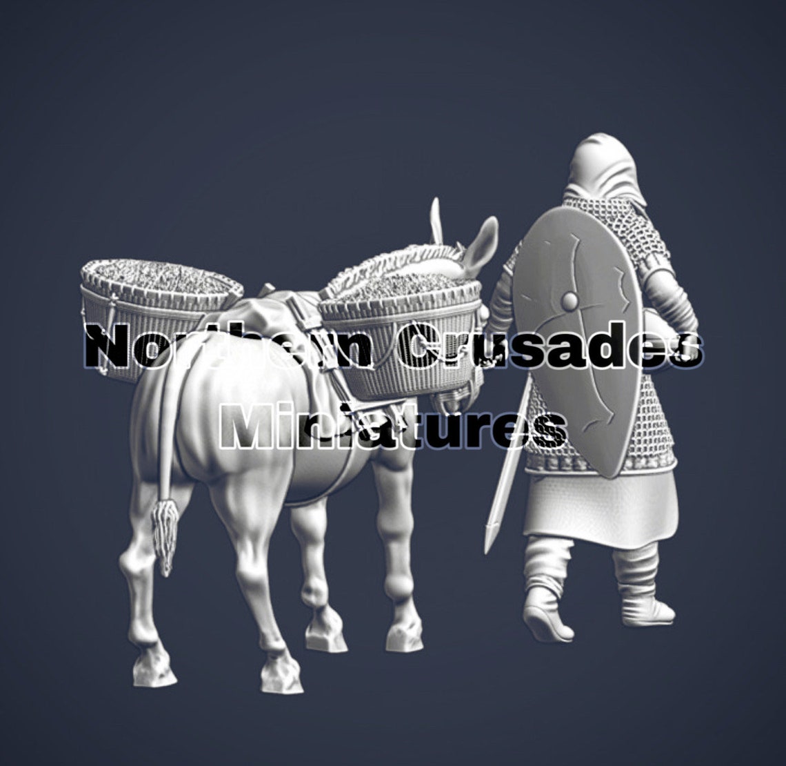 Medieval Donkey Food Storage Barrels, Historical 1/72, 28mm, 32mm, 1/35 ...