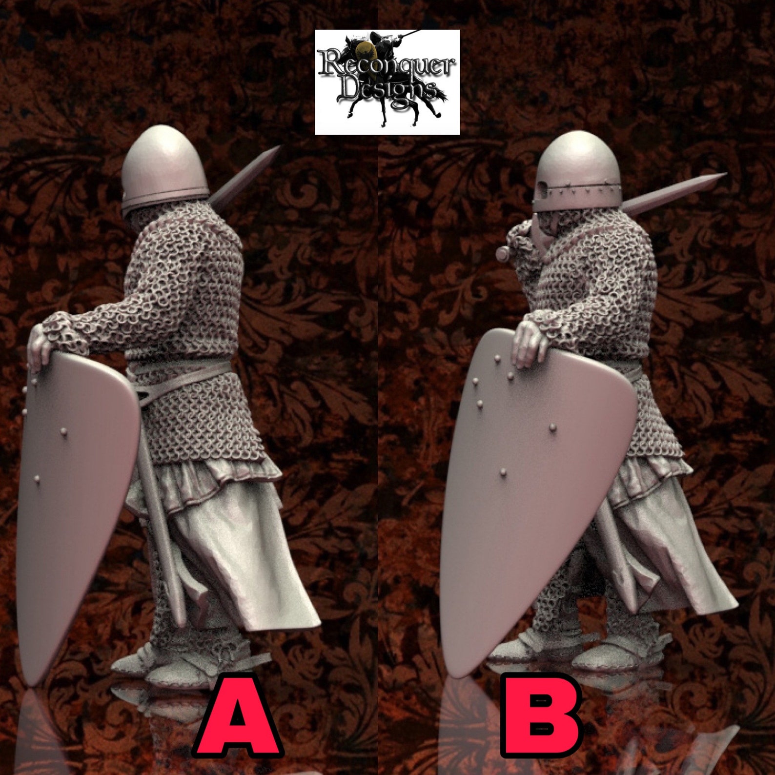 Medieval 12th Century Spanish Knight Historical 28mm 1/35 - Etsy