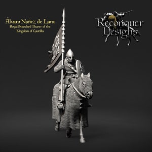 Medieval 12th Century Royal Standard of Kingdom Castilla, Resin 1/72 ...