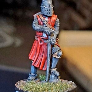 1259 Order Knight Resin Figure Historical 28mm, 32mm, 1/35, 54mm, 60mm ...