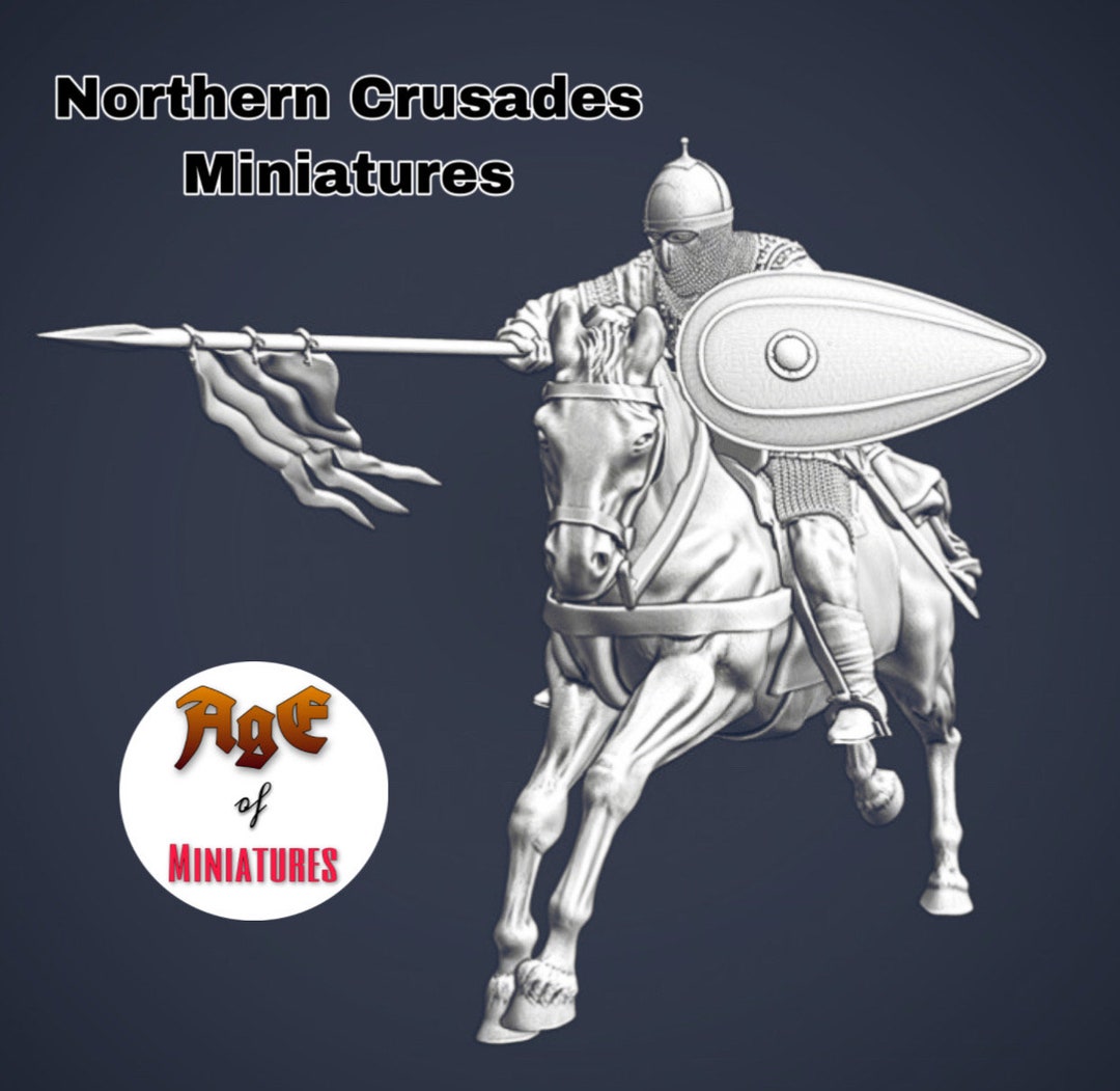 Mounted Knight of Novgorod, 1/72, 28mm, 32mm, 1/35, 54mm, 75mm, Resin ...