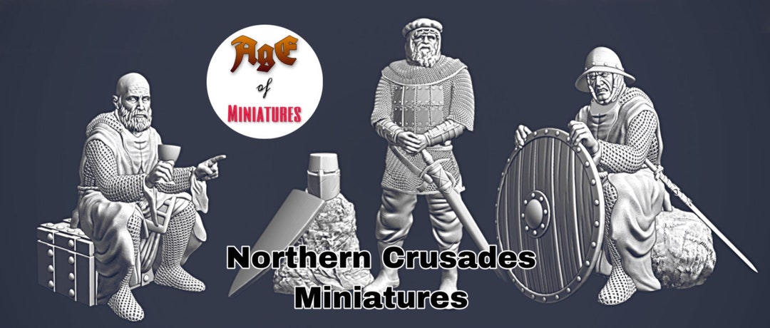 Medieval Crusaders at Rest, Historical 1/72, 28mm, 32mm, 1/35, 54mm ...
