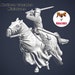 Danish Mounted Two Handed Sword, Resin, 1/72, 28mm, 32mm, 1/35, 54mm ...