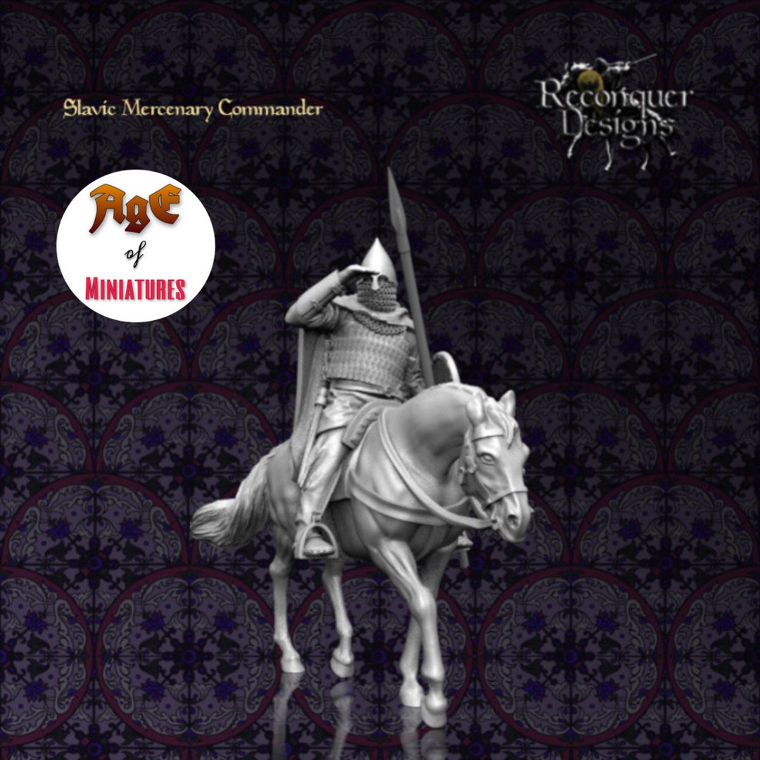 Medieval Slavic Mercenary Commander 1/72 28mm 32mm - Etsy