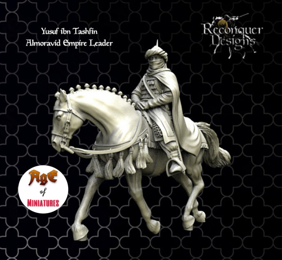 Medieval Almorvaid Empire Leader, Historical 1/72, 28mm, 32mm, 1/35 ...