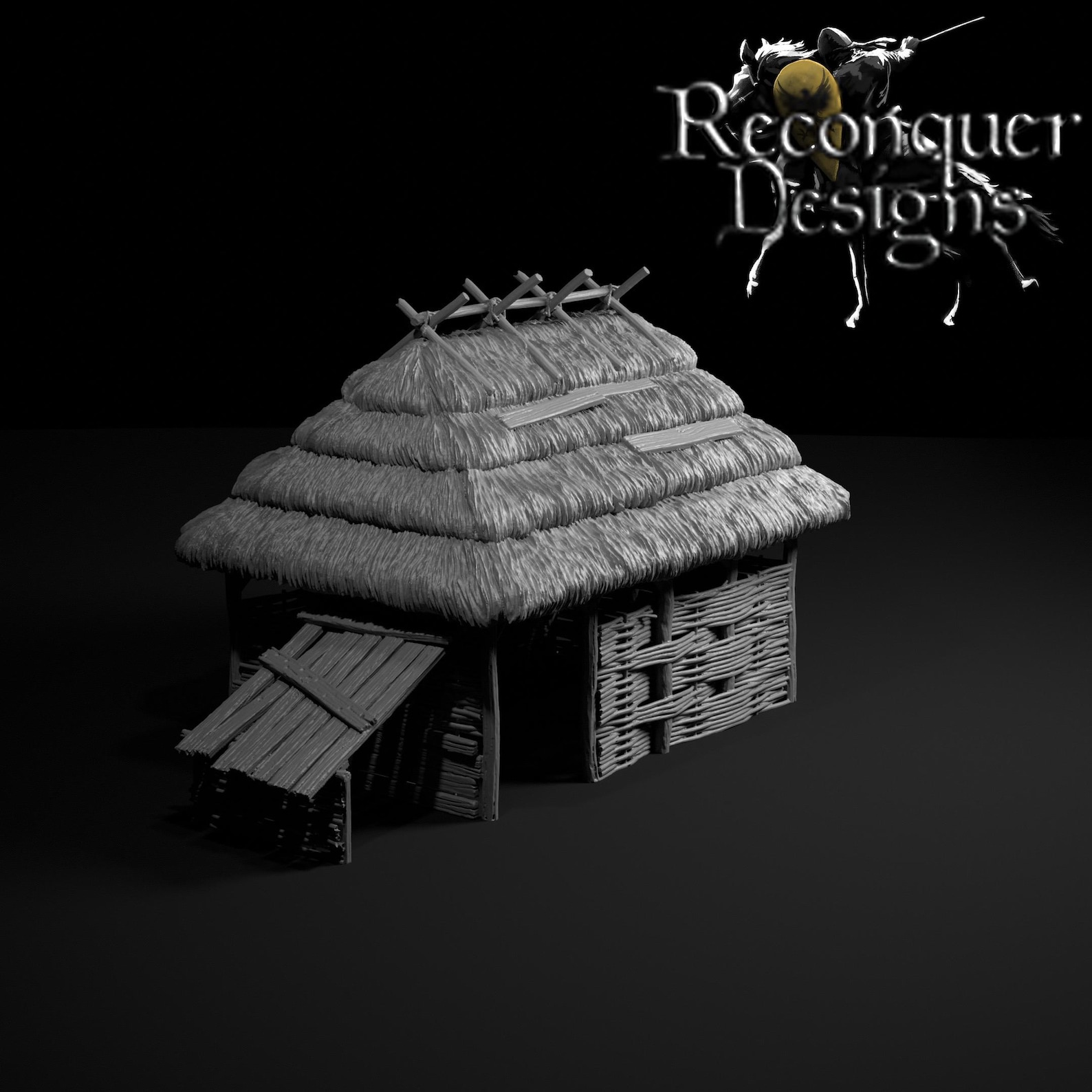Medieval Rual Building Diorama, Historical Resin Models 1/72, 28mm ...