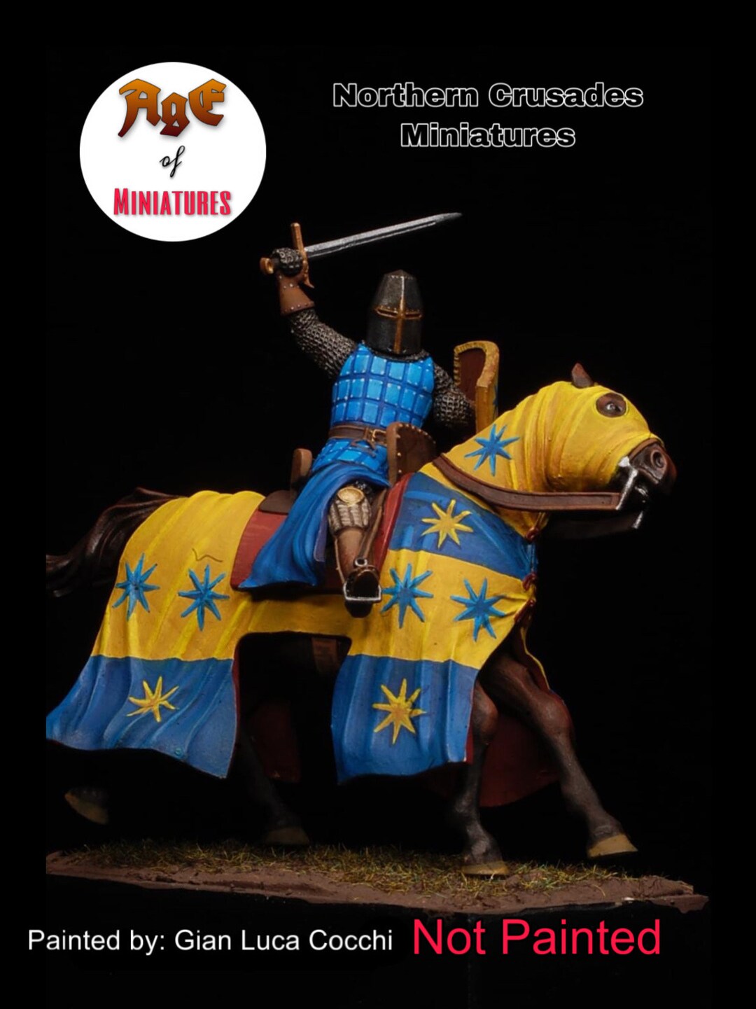 Swedish Mounted Knight Resin, 1/72, 28mm, 32mm, 1/35, 54mm, 75mm ...