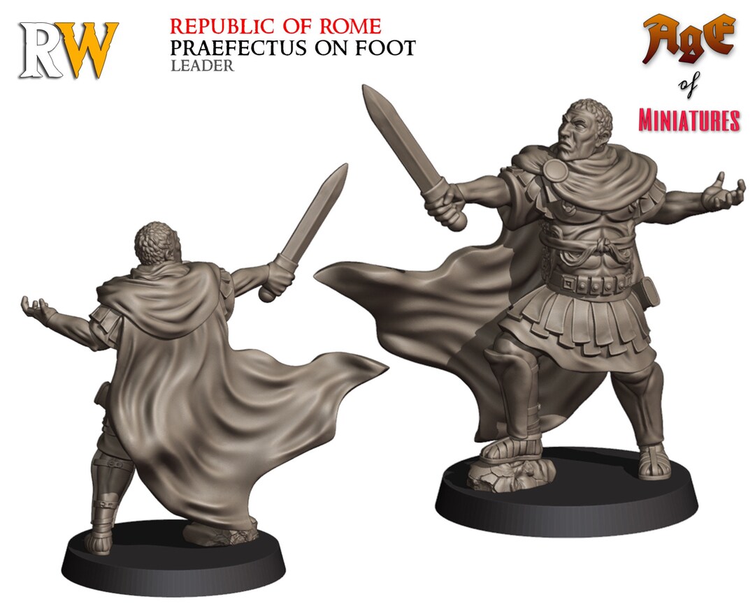 Roman Praefectus on Foot, Historical 1/72, 28mm, 32mm, 1/35, 54mm, 75mm ...
