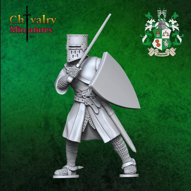 Knight Miniature - Etsy