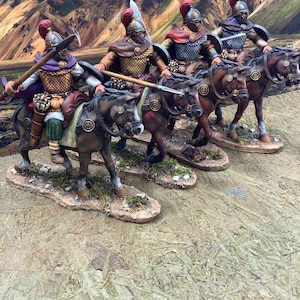 Late Roman Bucellarii Cavalry, Historical 1/72, 28mm, 32mm, 1/35, 54mm ...