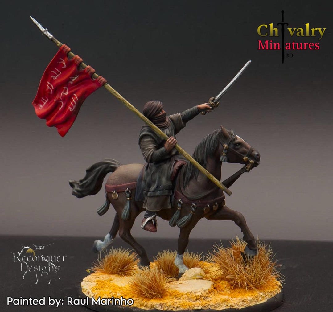 Medieval Berber Standard Bearer, Historical 1/72, 28mm, 32mm, 1/35 ...