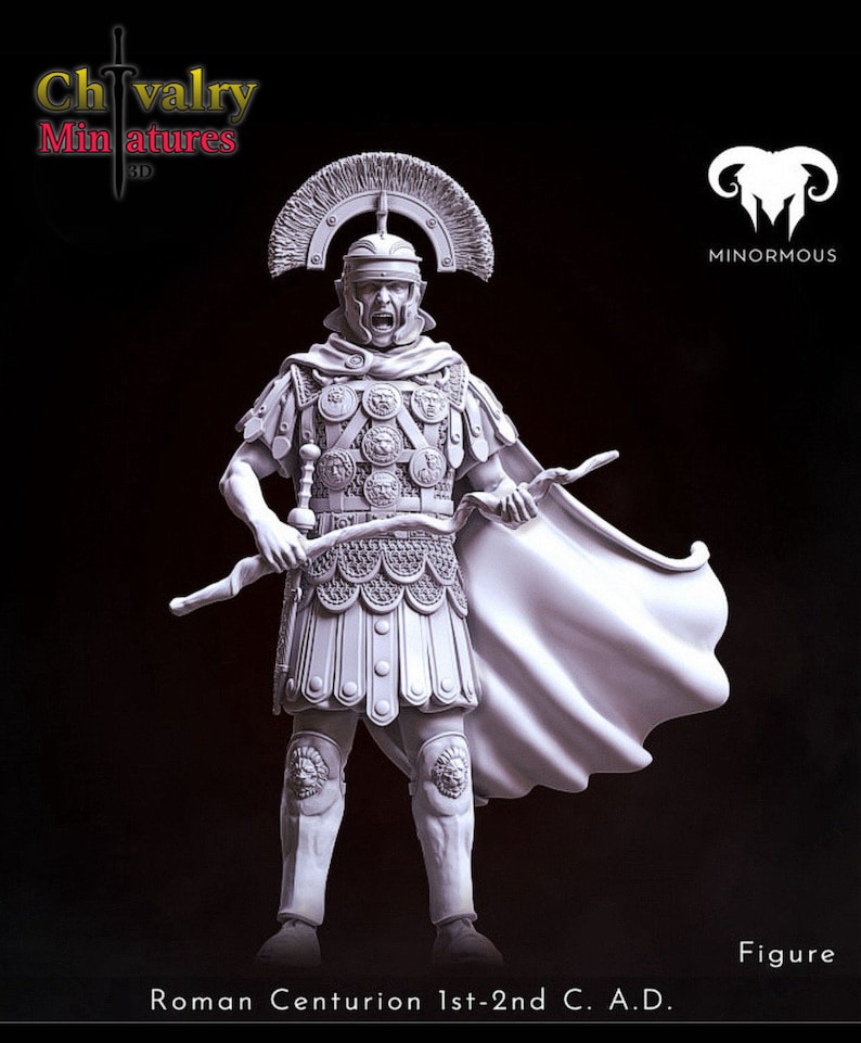 Roman Centurion, Discipline Pose Figure Historical 1/35, 54mm, 60mm ...