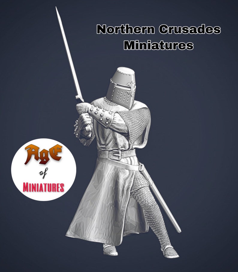 Crusader Great Sword Historical 28mm 1/35 54mm 75mm 1/16 - Etsy
