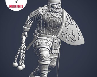 Crusader Pointing on Foot, Historical 1/72, 28mm, 32mm, 1/35, 54mm ...
