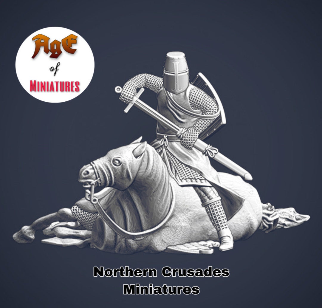 Medieval Swedish Wounded Crusader, Historical 1/72, 28mm, 32mm, 1/35 ...