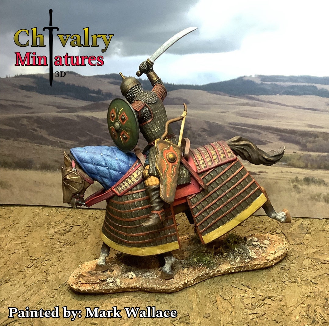 Medieval Mongol Charging Sword, 1/72, 28mm, 32mm, 1/35, 54mm, 75mm ...