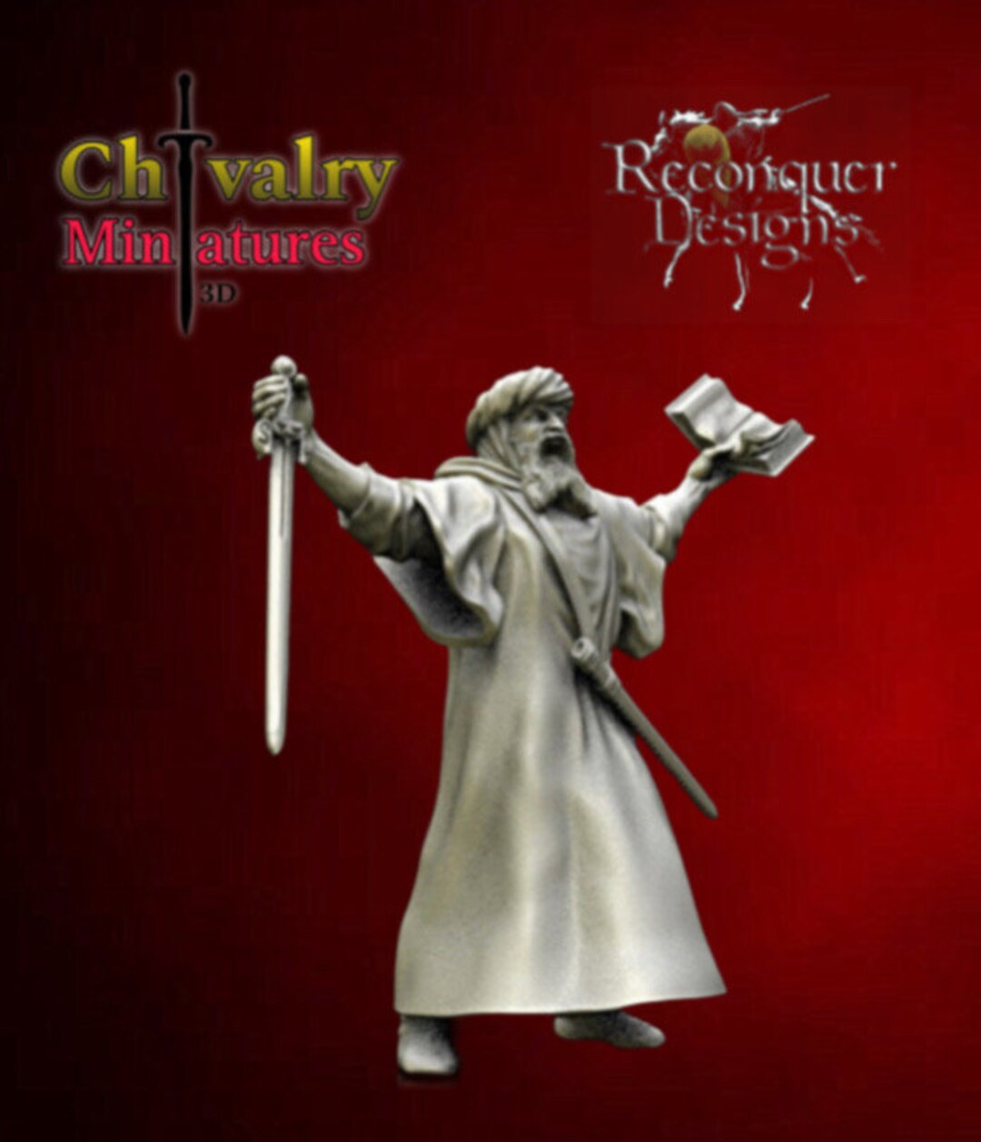 Medieval Andalusian Qadi, Historical 1/72, 28mm, 32mm, 1/35, 54mm, 75mm ...