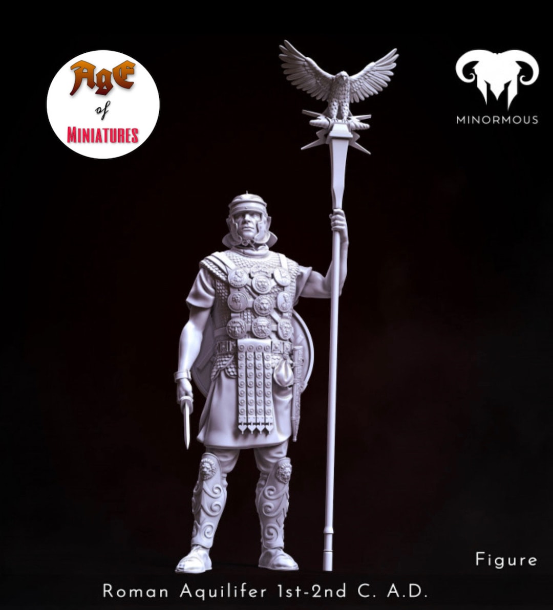 Roman Aquilifer helmet Casual Pose Figure Historical 1/35 - Etsy