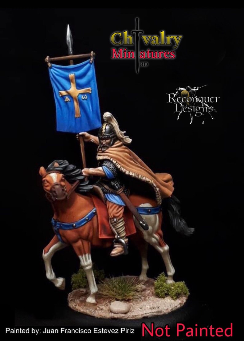 Medieval Visigoth Banner Mounted 1/72, 28mm, 32mm, 1/35, 54mm, 75mm ...