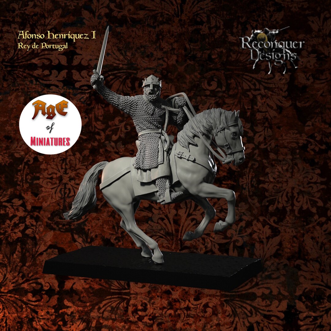 Medieval 12th Century Crusades King Alfonso Henriques 1st - Etsy