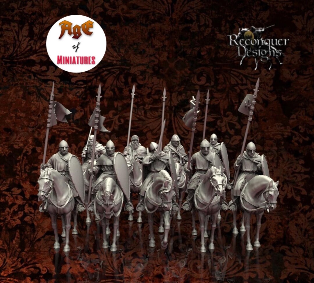 Medieval Mounted Order Knights, Historical 1/72, 28mm, 32mm, 1/35, 54mm ...