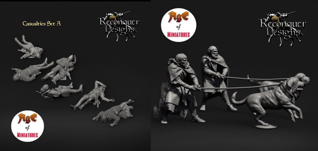 Custom 40mm Reconquer Designs Miniatures - Etsy