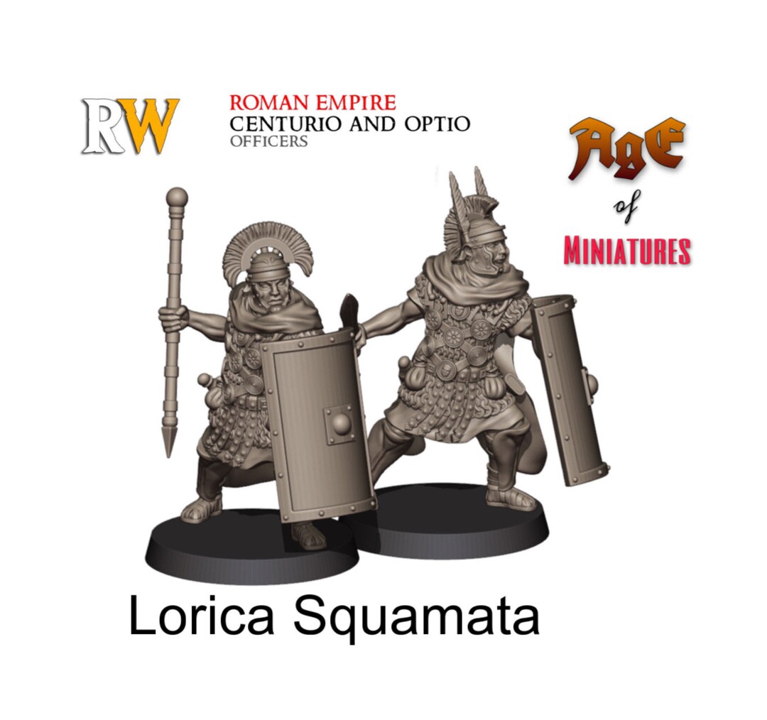 Roman Empire Centurio & Optio lorica Squamata Officers - Etsy