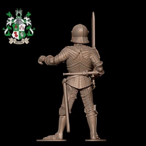 Medieval Emperor Maximillian, Gothic Armor Figure Historical 28mm, 32mm ...