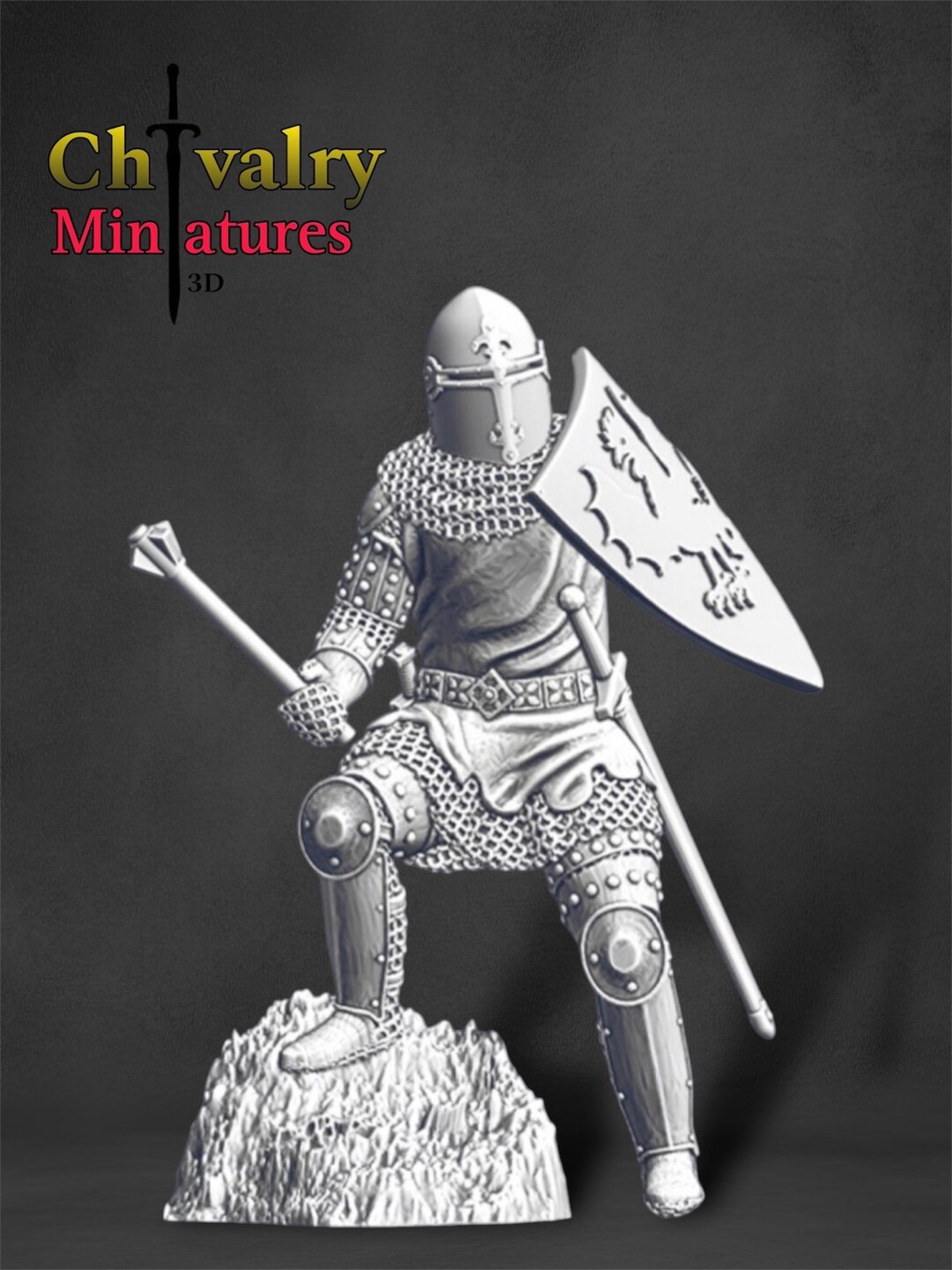 Medieval Crusader Sugarloaf Helmet, Historical 1/72, 28mm, 32mm, 1/35 ...