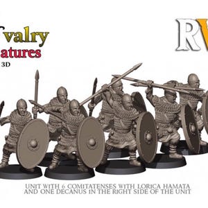 Late Roman Comitatenses (lorica Hamata) Heavy Infantry, Historical 1/72 ...