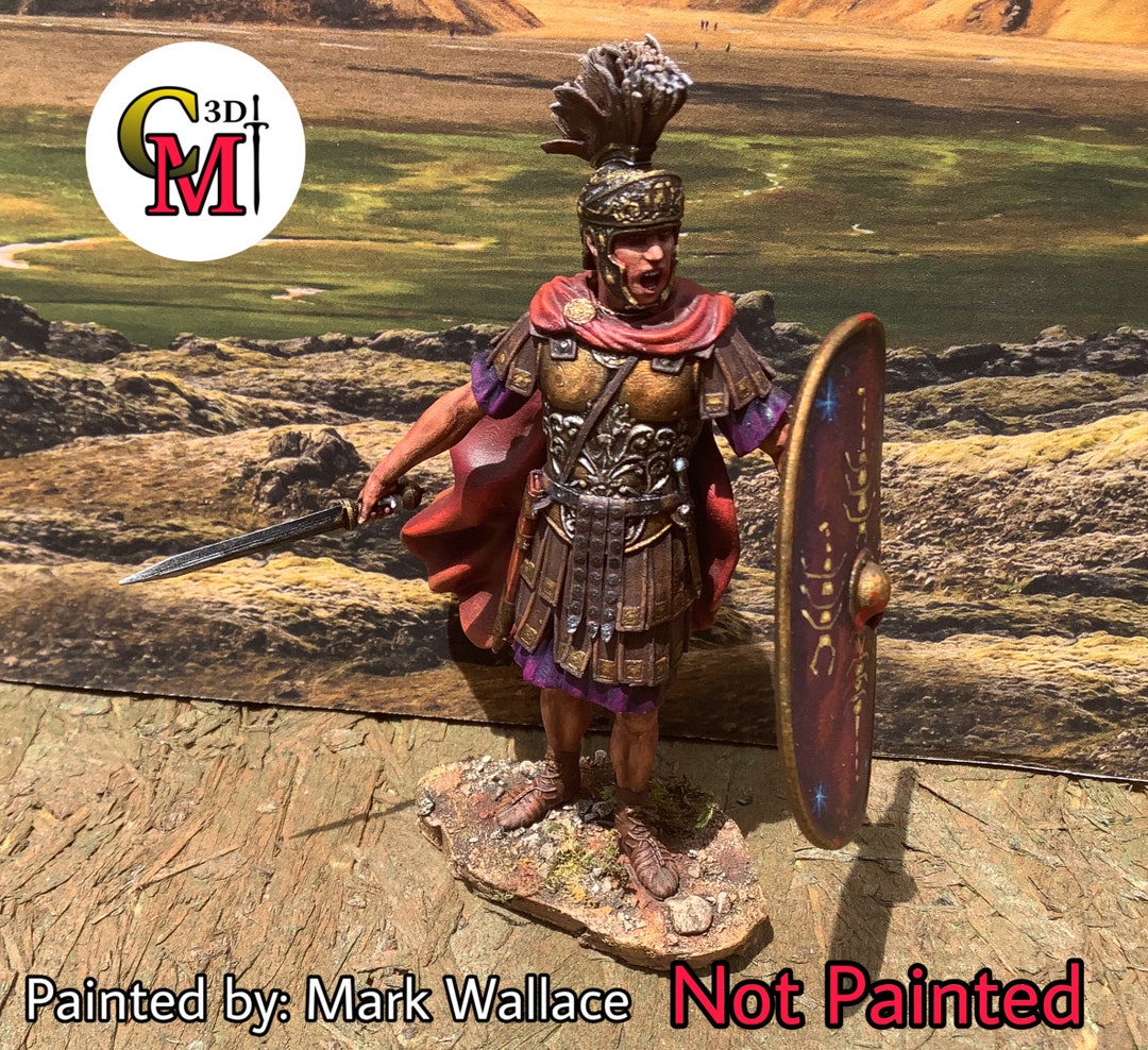 Roman Praetorian Centurion, Fight Pose Figure Historical 1/35, 54mm ...