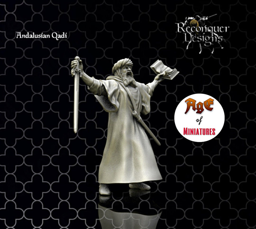 Medieval Andalusian Qadi, Historical 1/72, 28mm, 32mm, 1/35, 54mm, 75mm ...