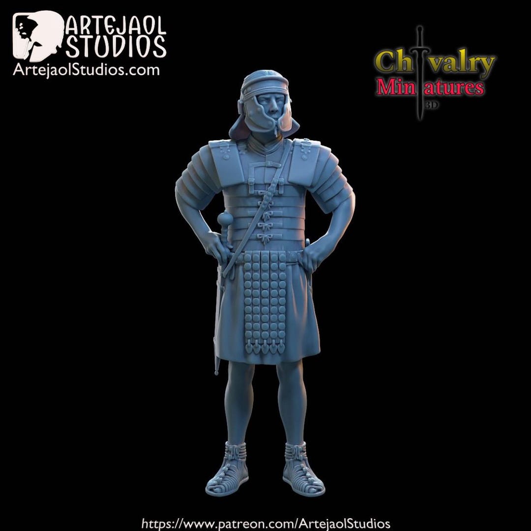 Roman Legionary #4, Resin Figure Historical 1/35, 54mm, 60mm, 75mm ...