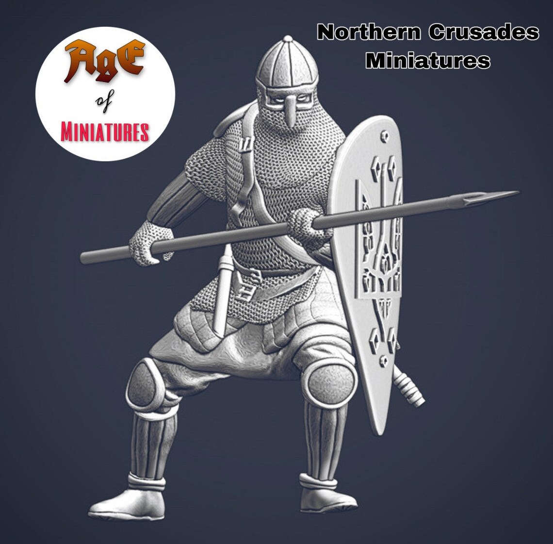 Medieval Kievan Spearman Crusader Historical 28mm 1/35 - Etsy