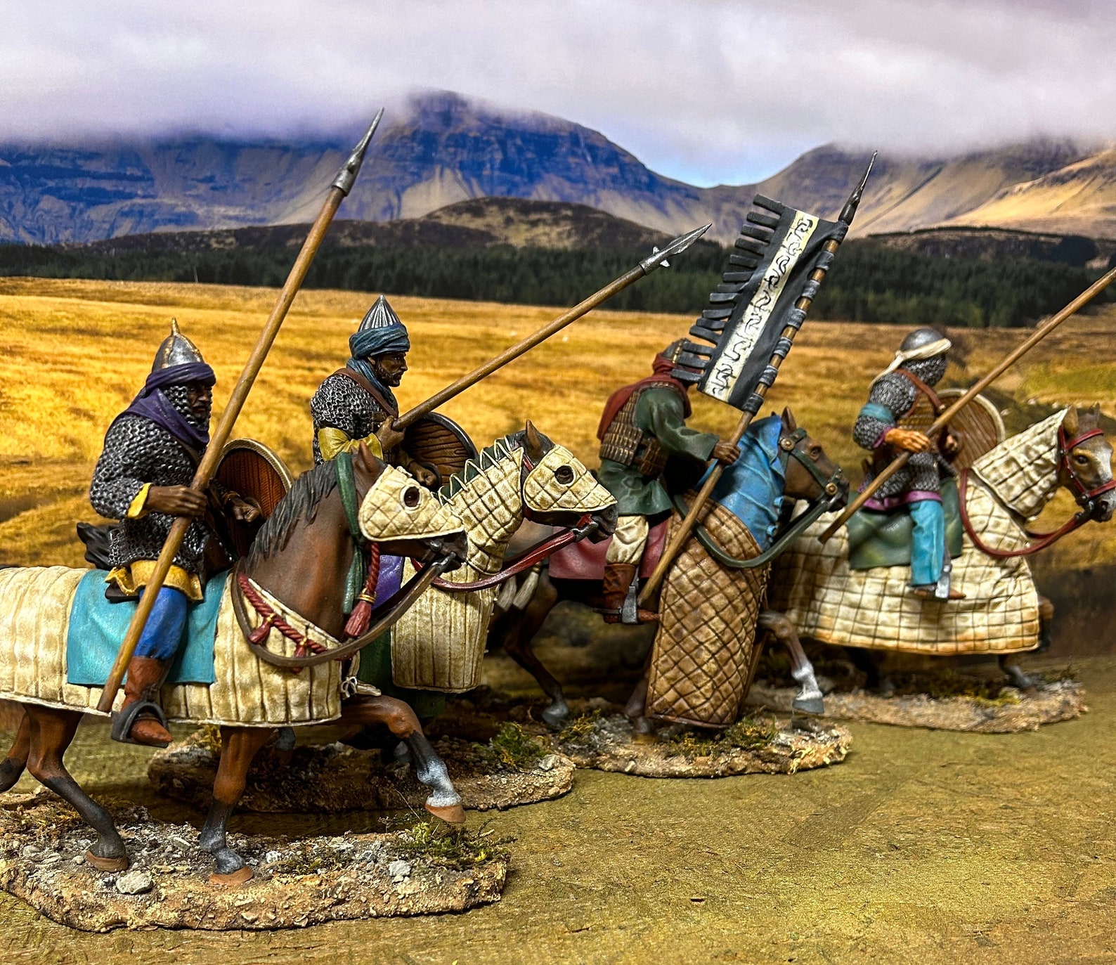 Medieval Arab Cavalry Set A, 1/72, 28mm, 32mm, 1/35, 54mm, 75mm, Resin ...