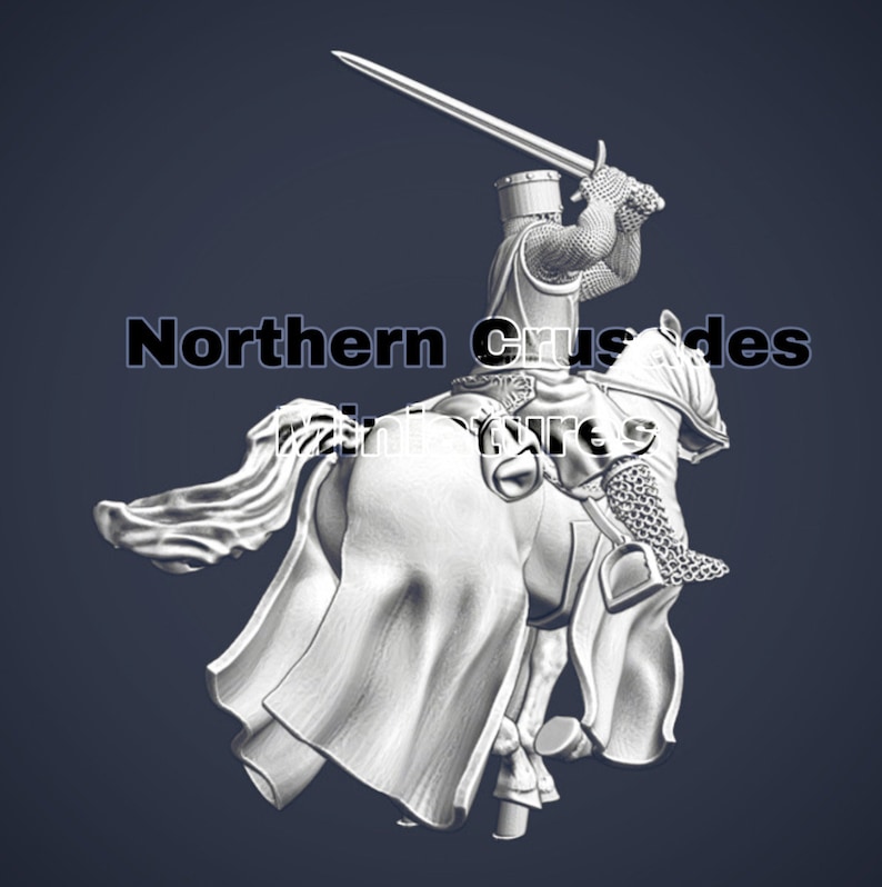 Danish Mounted Two Handed Sword Resin 28mm 1/35 54mm - Etsy