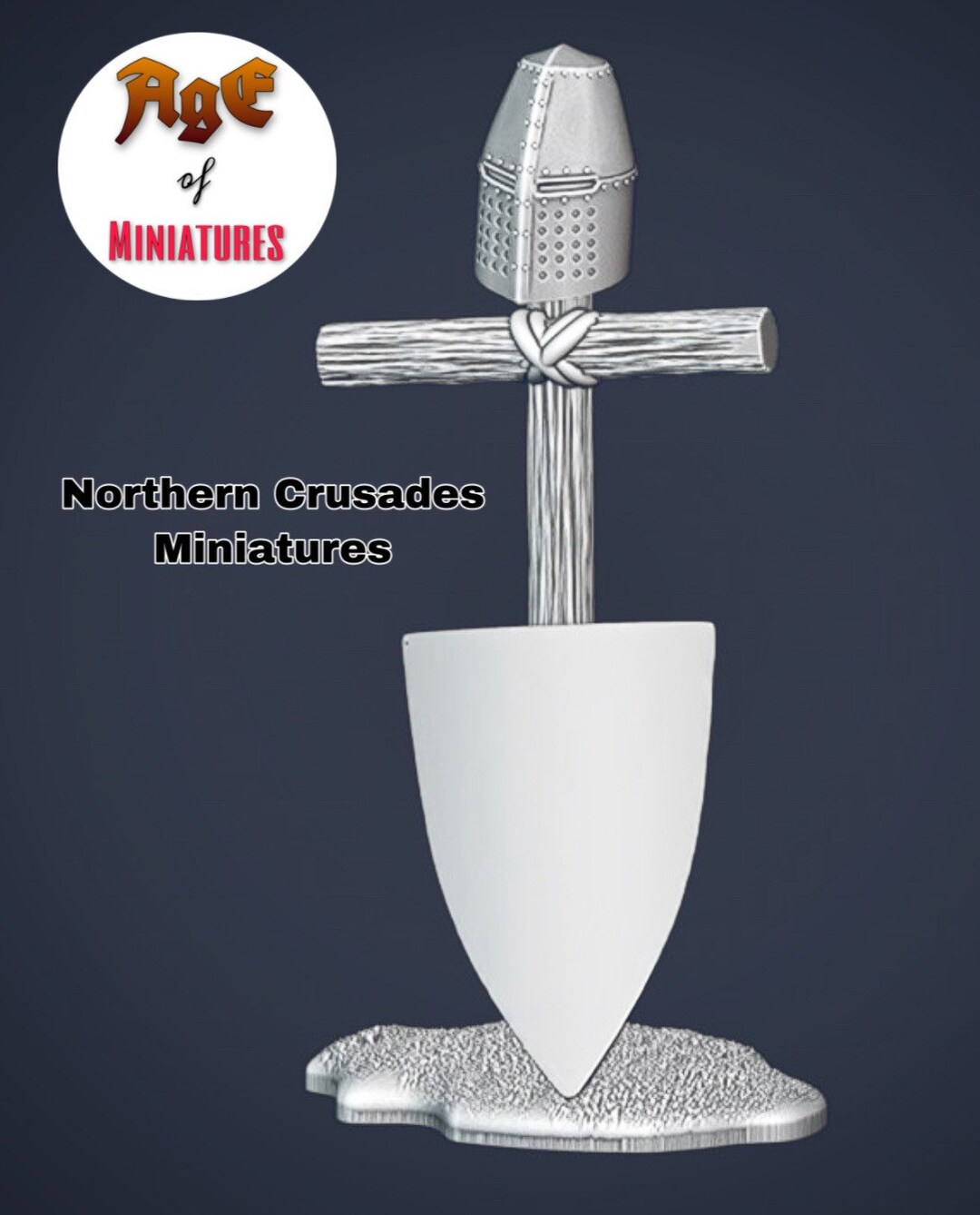 Medieval Great Helm Tomb, Historical, 1/72, 28mm, 32mm, 1/35, 54mm ...