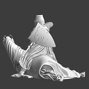 Medieval Swedish Wounded Crusader, Historical 1/72, 28mm, 32mm, 1/35 ...
