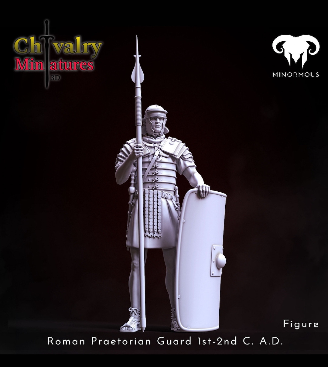 Roman Praetorian Gaurd, Casual Pose Figure Historical 1/35, 54mm, 60mm ...